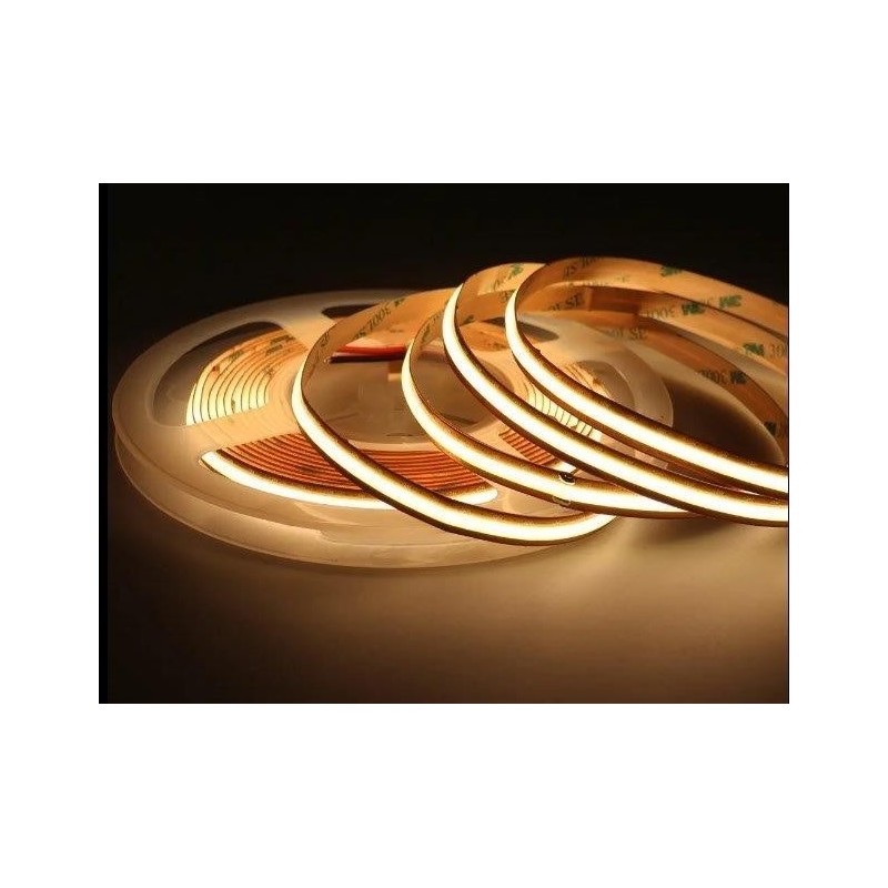 Tira led 3000k 528 leds metro COB 24v 13w metro 5 metros Corte Libre